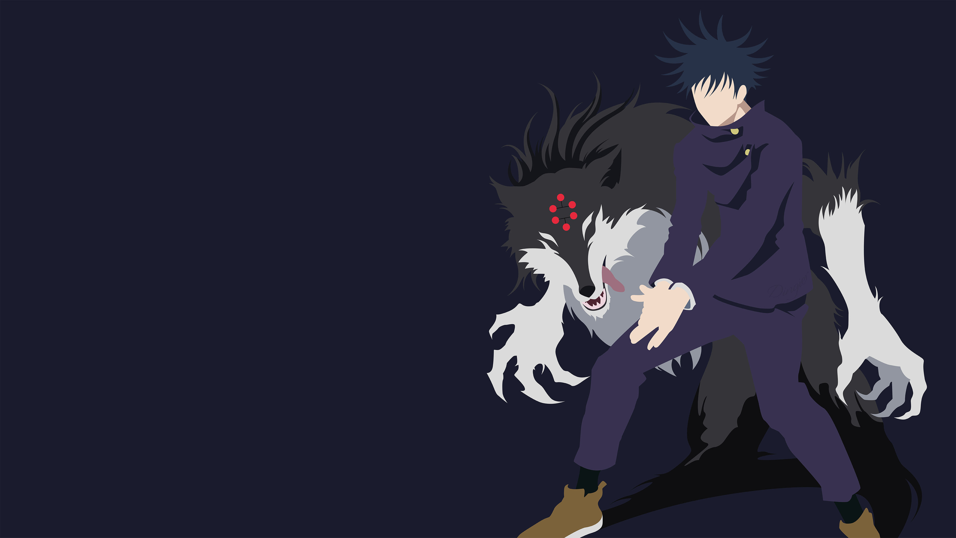 Download Megumi Fushiguro Anime Jujutsu Kaisen 4k Ultra HD Wallpaper by ...