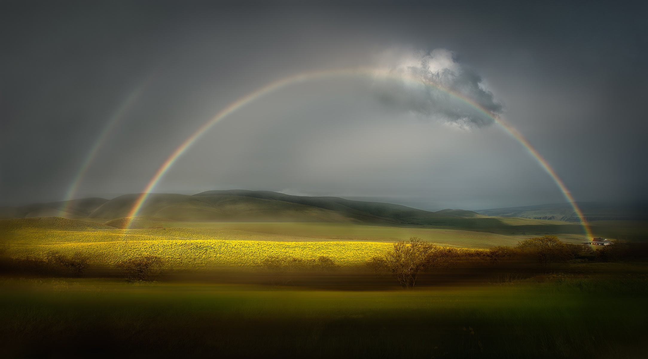Download Nature Rainbow HD Wallpaper