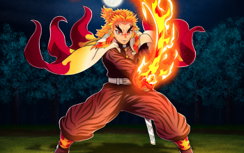 Download Kyojuro Rengoku Anime Demon Slayer: Kimetsu No Yaiba PFP
