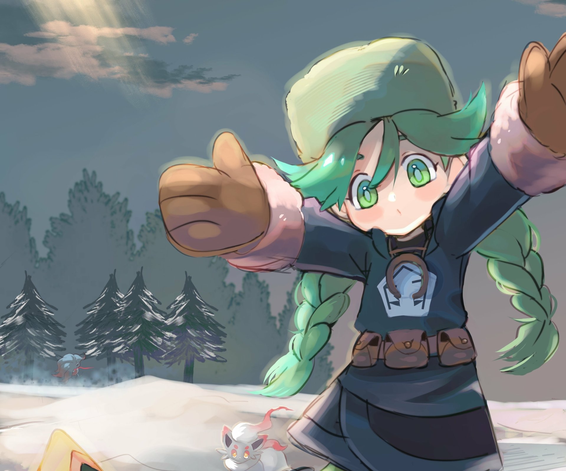 Download Sabi (Pokémon) Video Game Pokémon Legends: Arceus HD Wallpaper