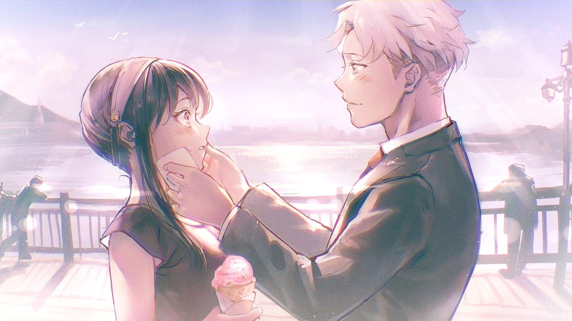 Download Loid Forger Yor Forger Anime Spy X Family HD Wallpaper by ...
