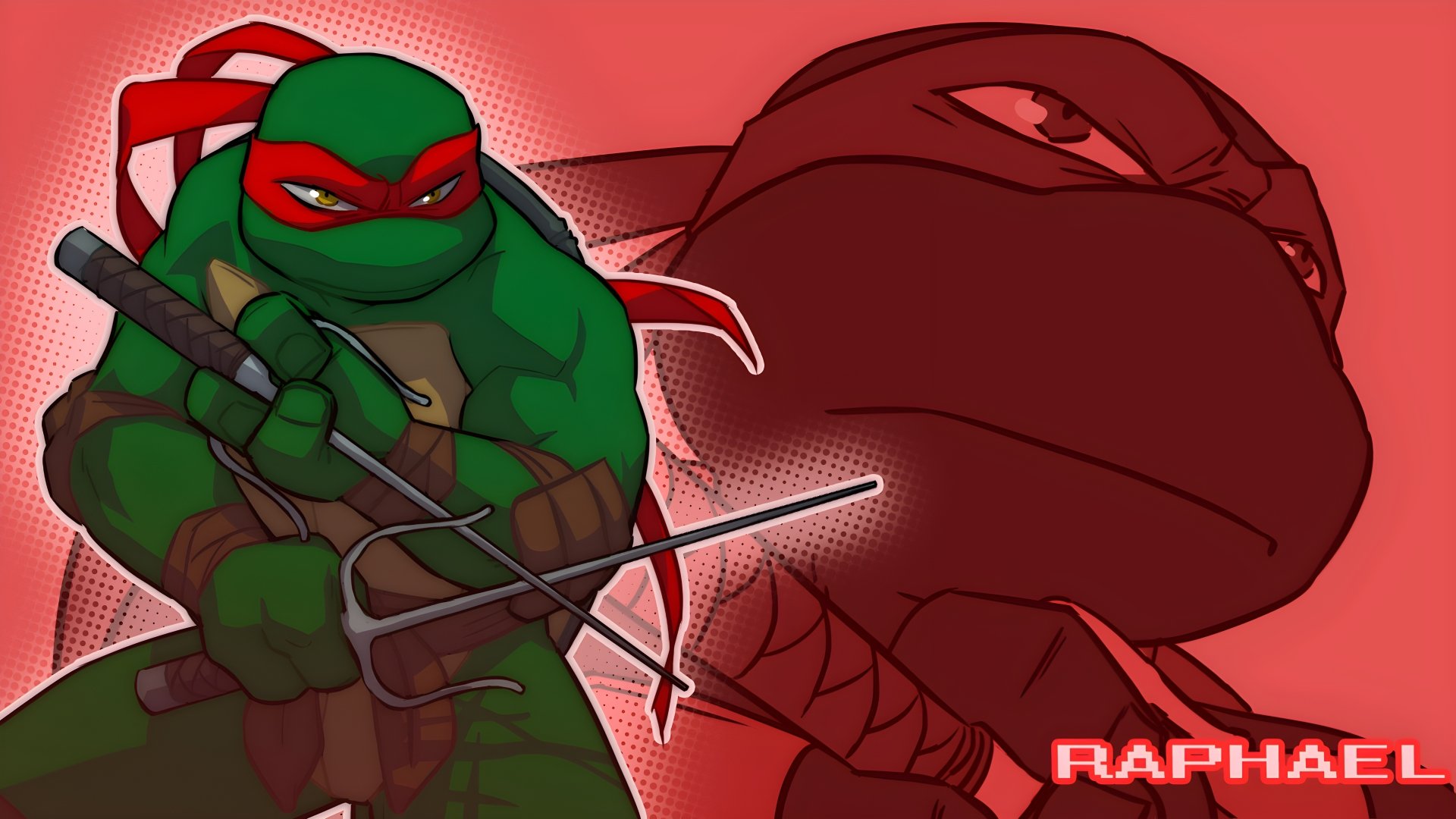 Download Green Turtle Ninja Red Raphael (TMNT) Movie TMNT (2007) 4k ...