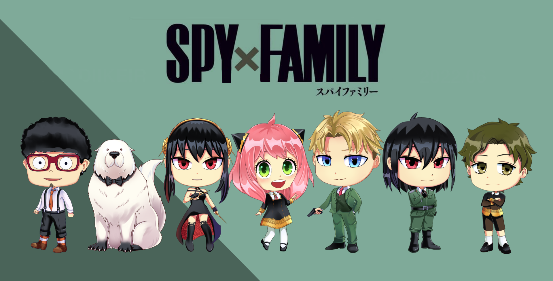 Download Chibi Yor Forger Loid Forger Anya Forger Anime Spy X Family HD ...