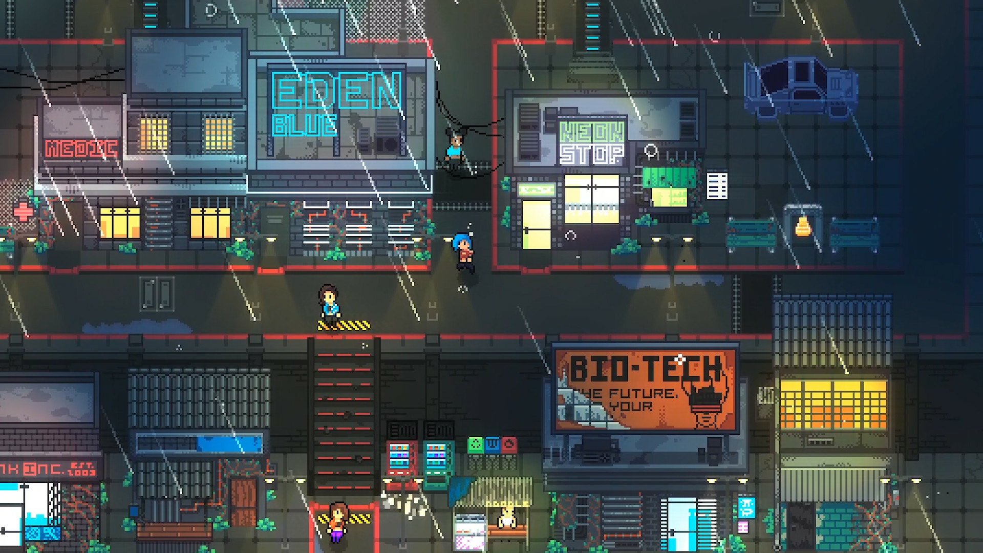 Download Video Game Neon Blight HD Wallpaper