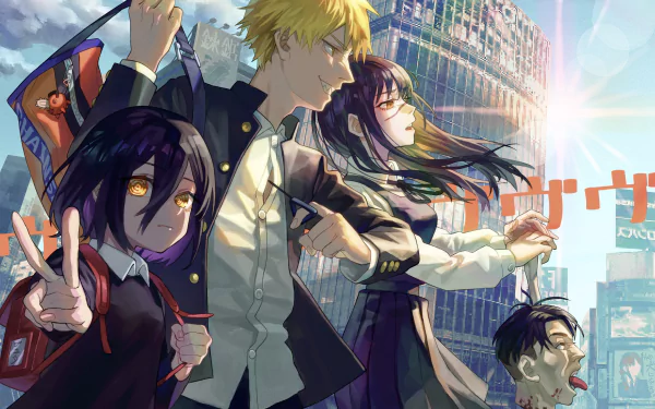 War Devil & Asa Mitaka - Chainsaw Man 4K Ultra HD Wallpaper by Ava