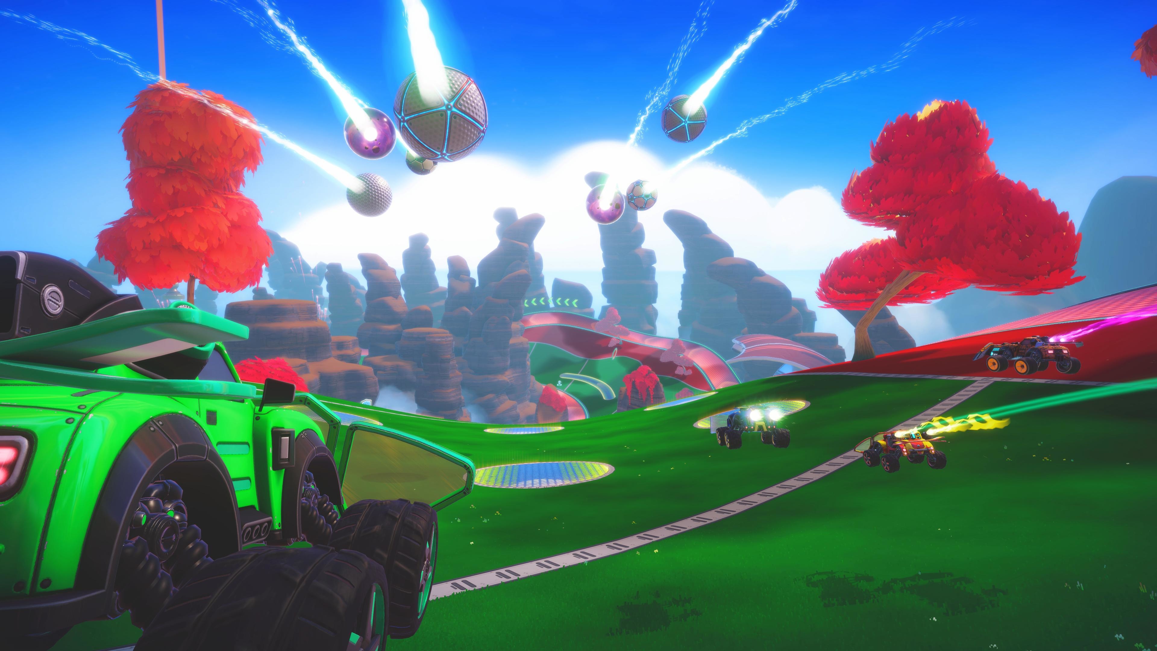 Download Video Game Turbo Golf Racing 4k Ultra HD Wallpaper