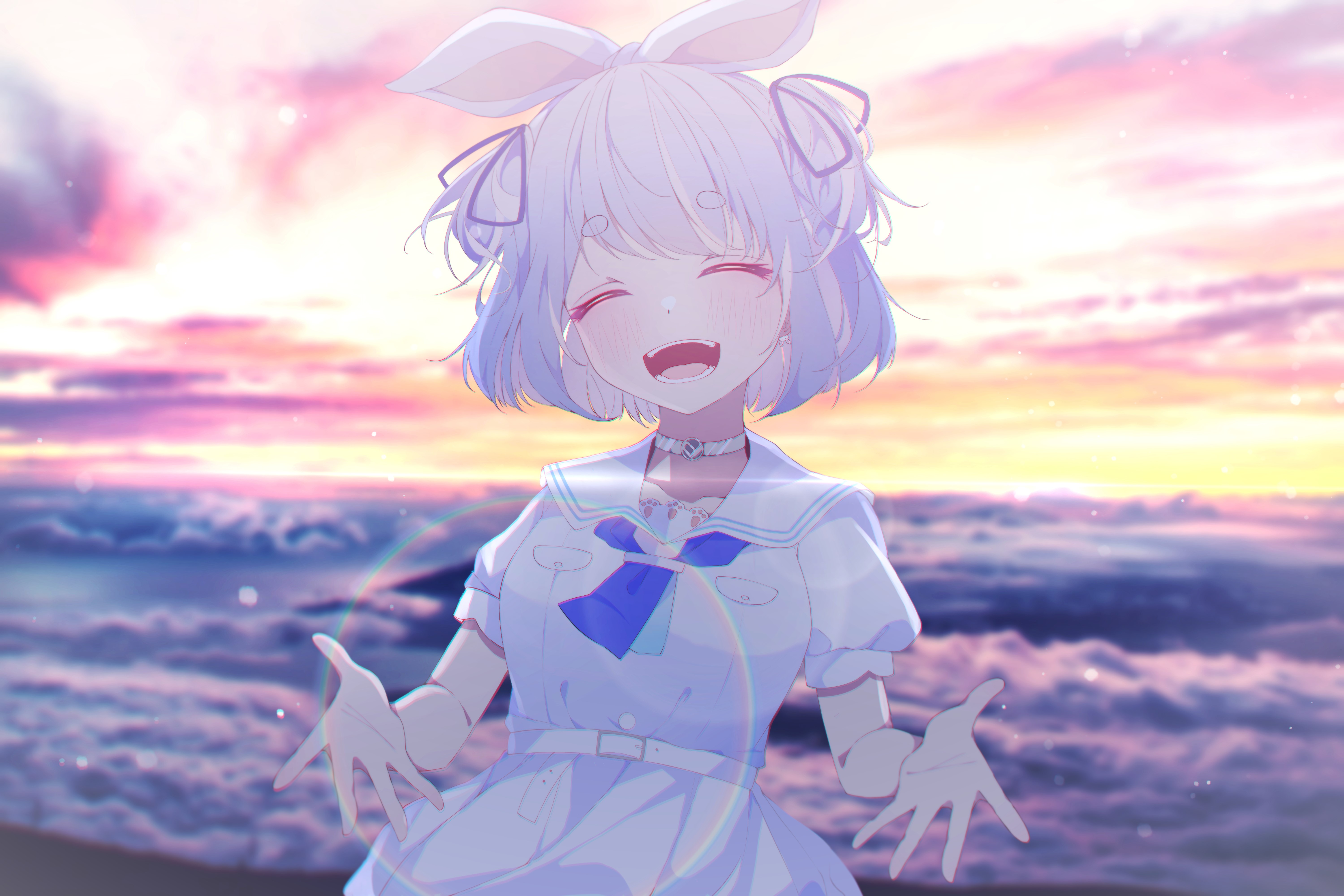 Download Hololive Usada Pekora Anime Virtual Youtuber 4k Ultra HD Wallpaper