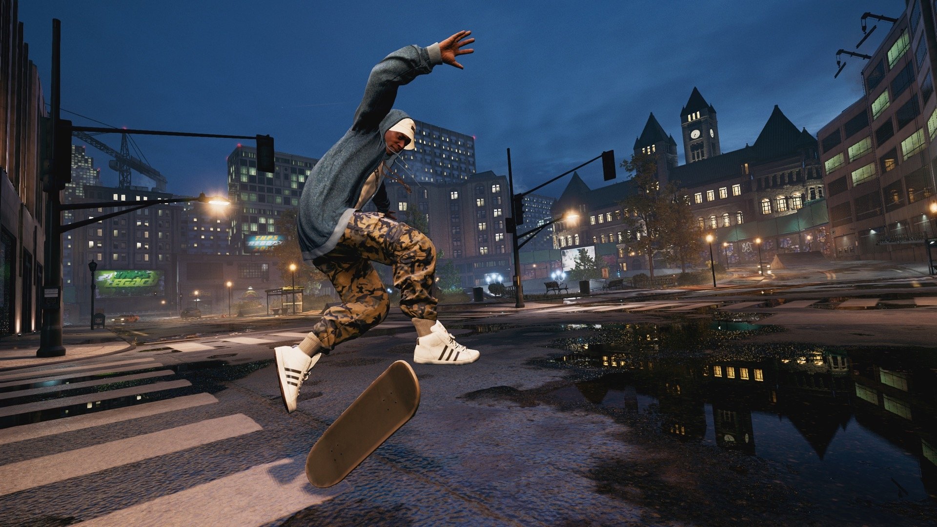 Download Dark Night City Skateboarding Skateboard Video Game Tony Hawk ...
