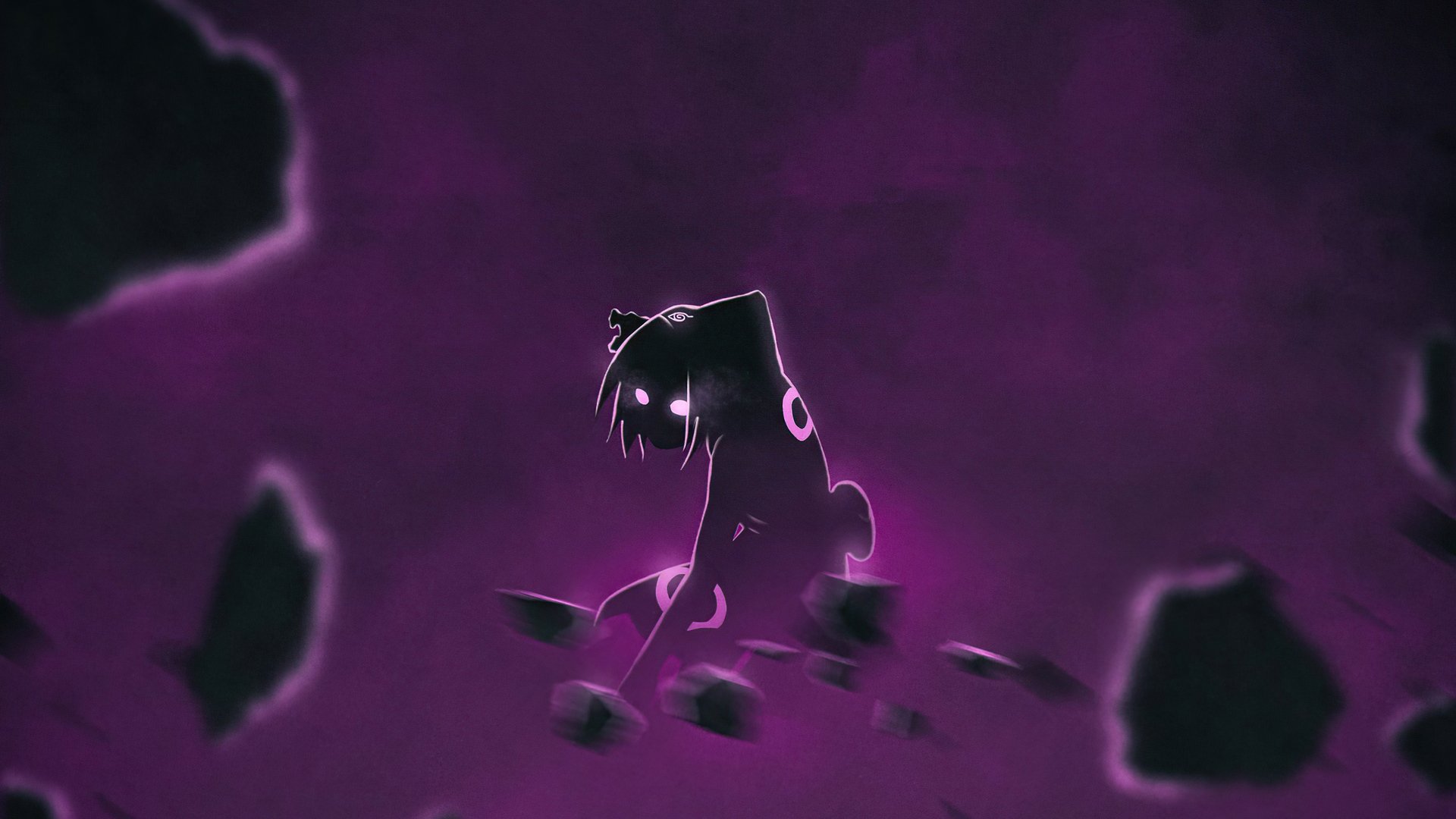 Sasuke Uchiha Shadow – Naruto Anime HD Wallpaper