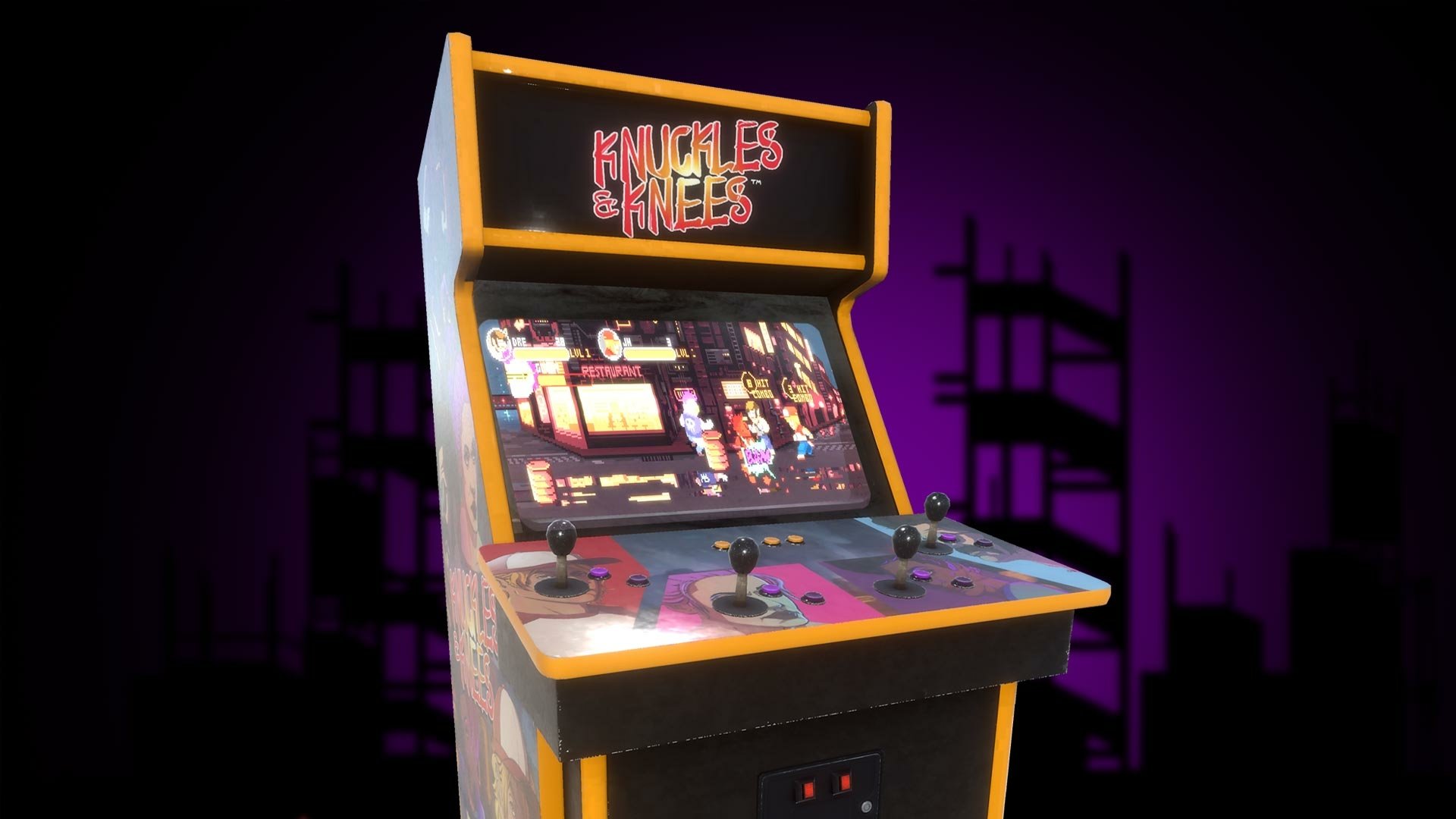 Download Video Game Arcade Paradise HD Wallpaper