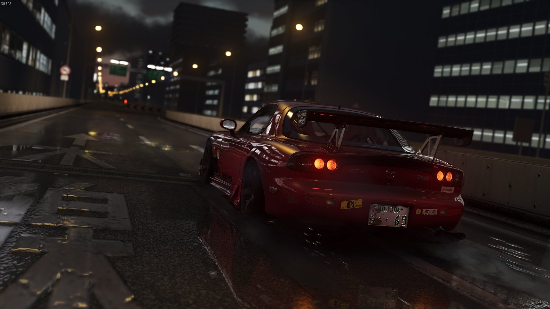 Assetto Corsa Mazda RX7 Japan Streets by Wildart89