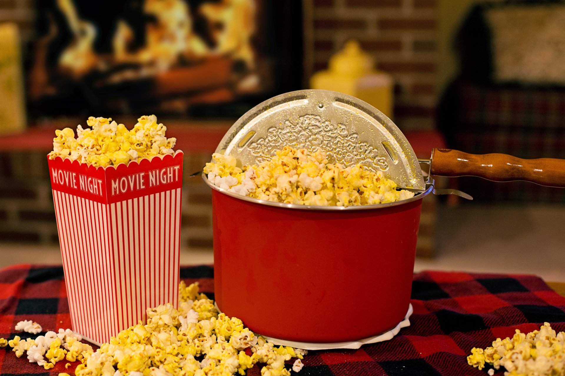 Download Food Popcorn 4k Ultra HD Wallpaper