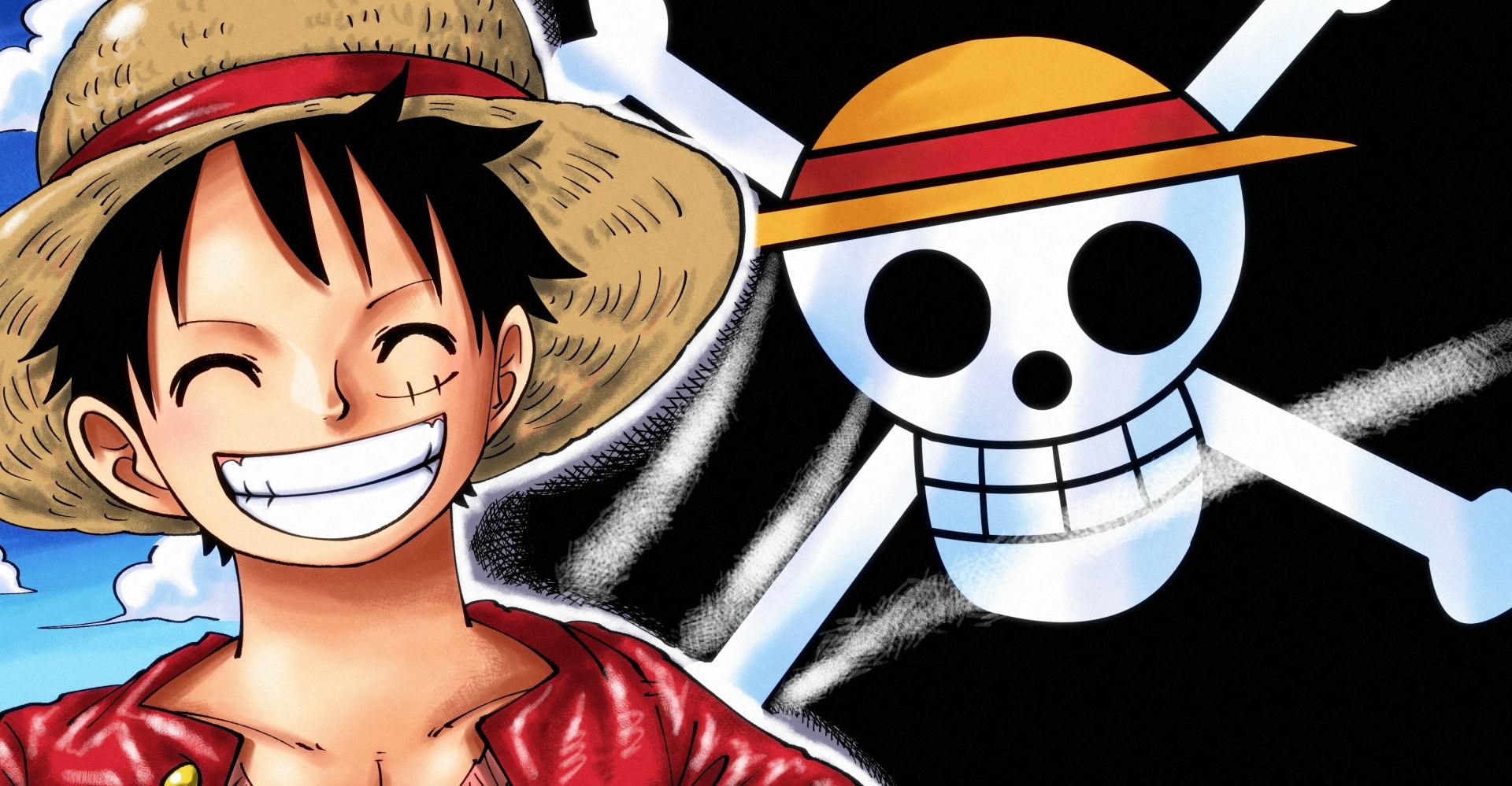 One Piece HD Wallpaper: Monkey D. Luffy’s Iconic Anime Adventure by Riku