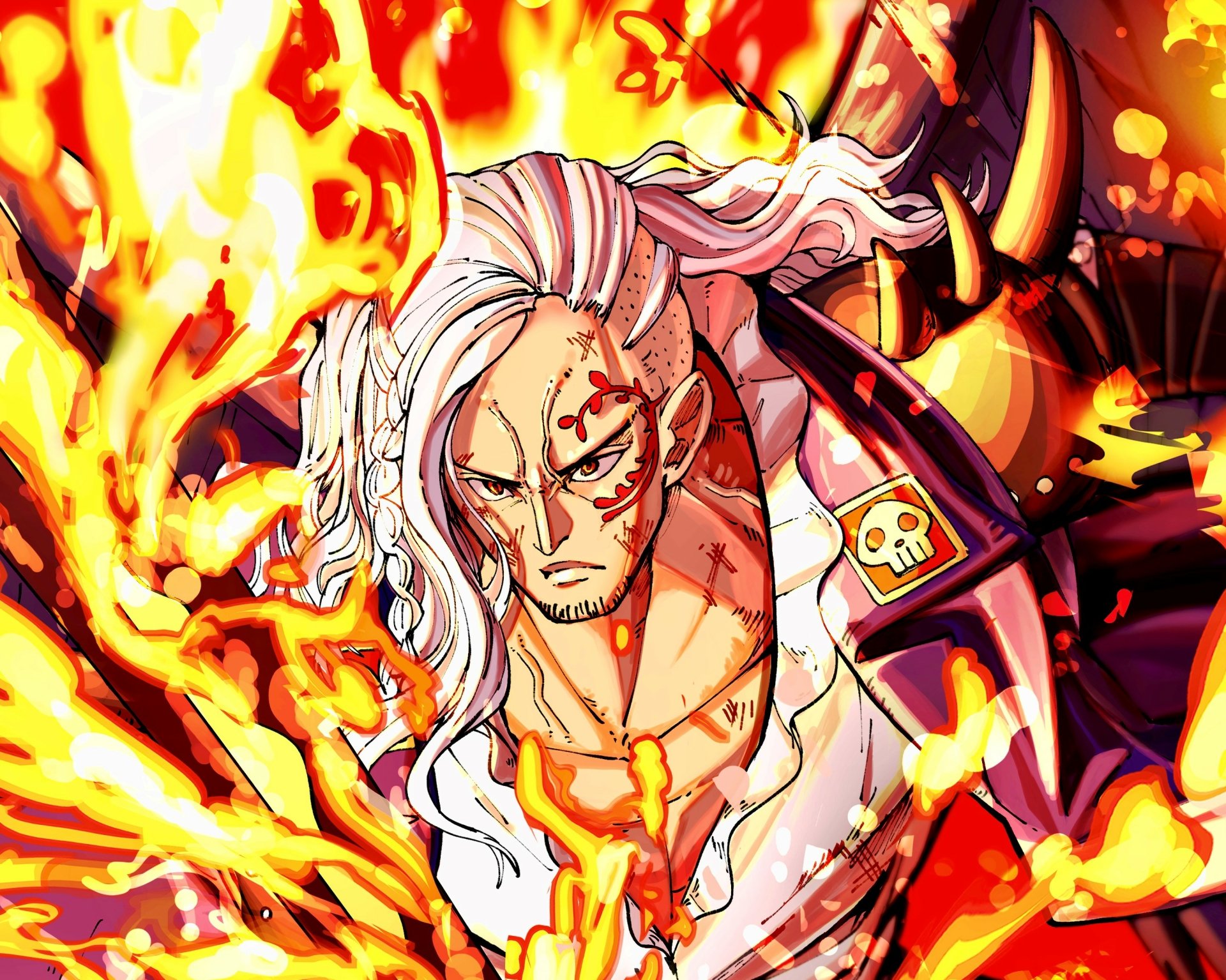 Download King (One Piece) Anime One Piece HD Wallpaper by さとし【SATOSHI】