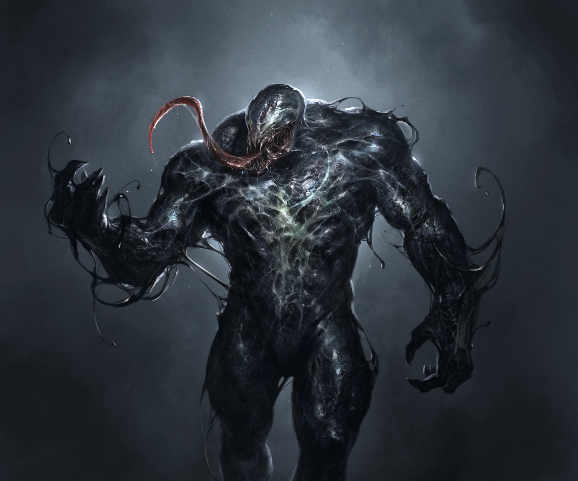 Venom HD Wallpaper by Ivan Dedov