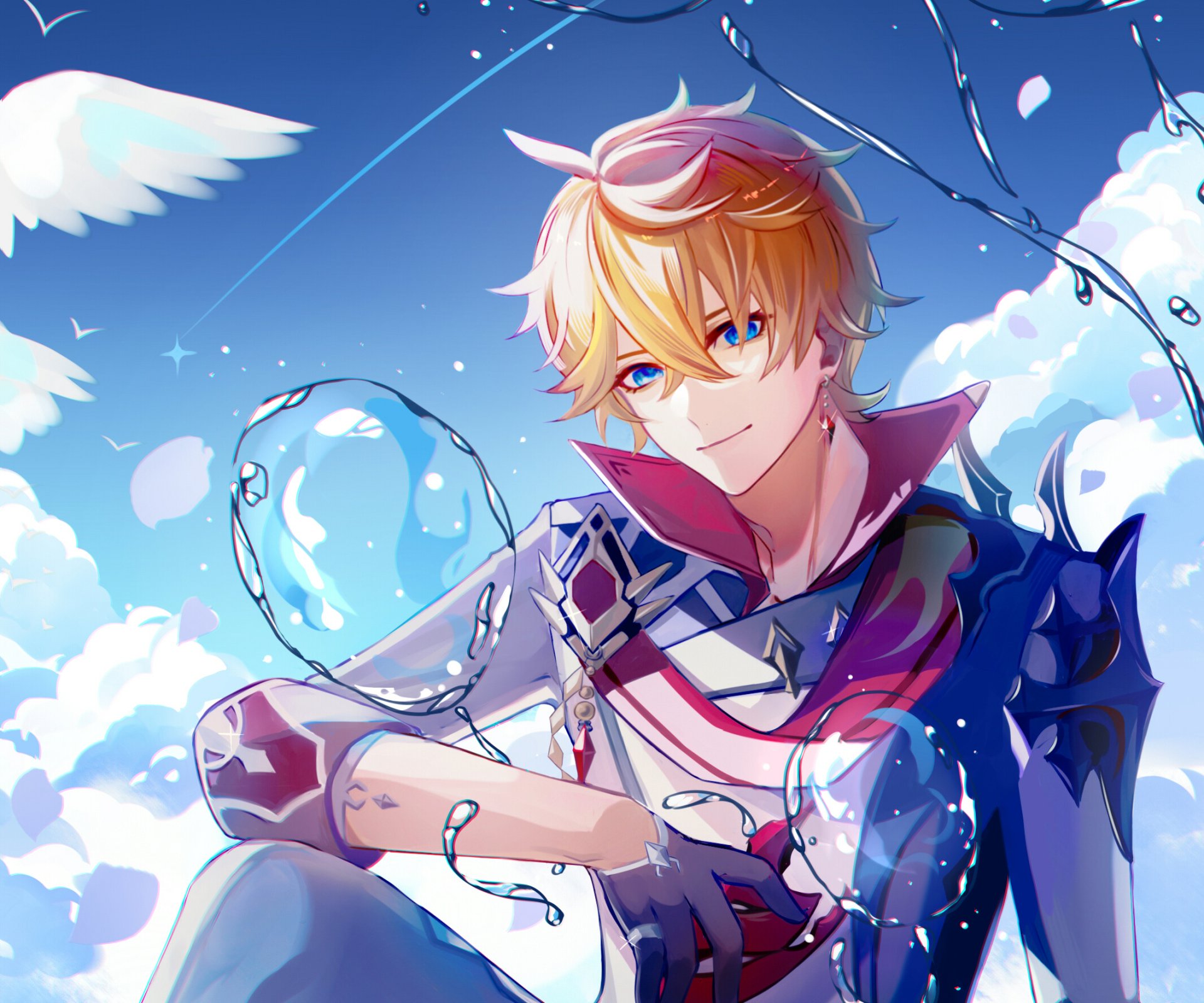 Tartaglia Childe HD Wallpaper | Genshin Impact Character Art ...