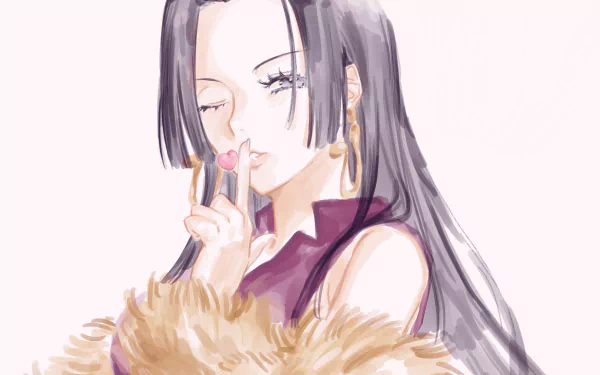 Boa Hancock 4K Ultra HD Anime Wallpaper – One Piece Elegance by oo