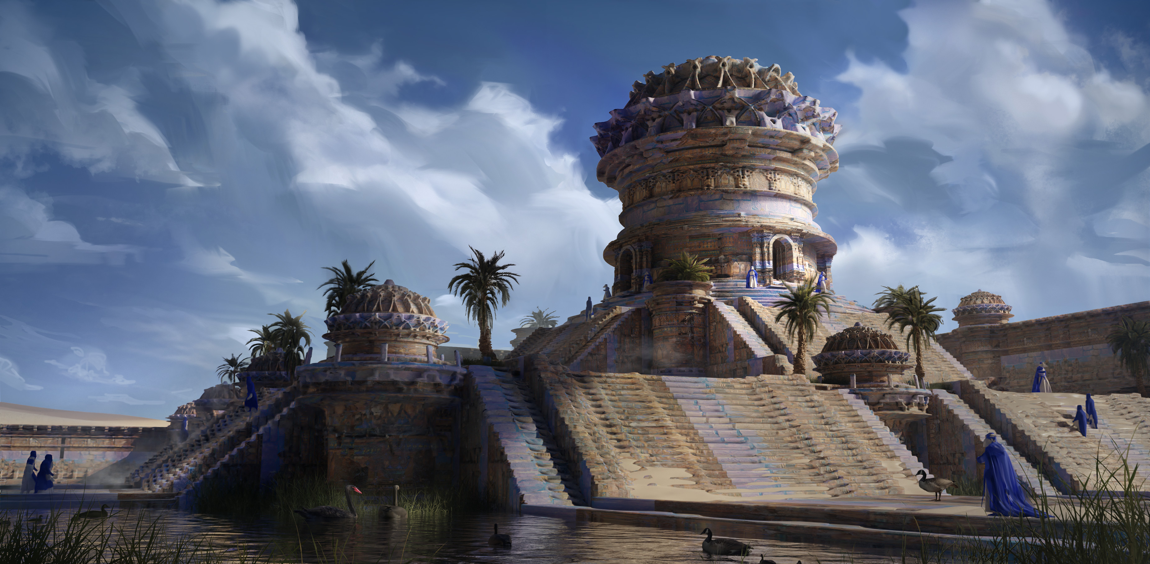 Download Fantasy Building HD Wallpaper