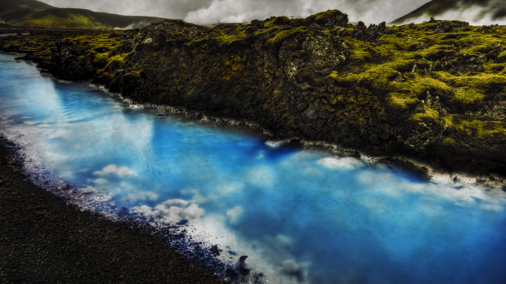 Download Blue Nature River HD Wallpaper