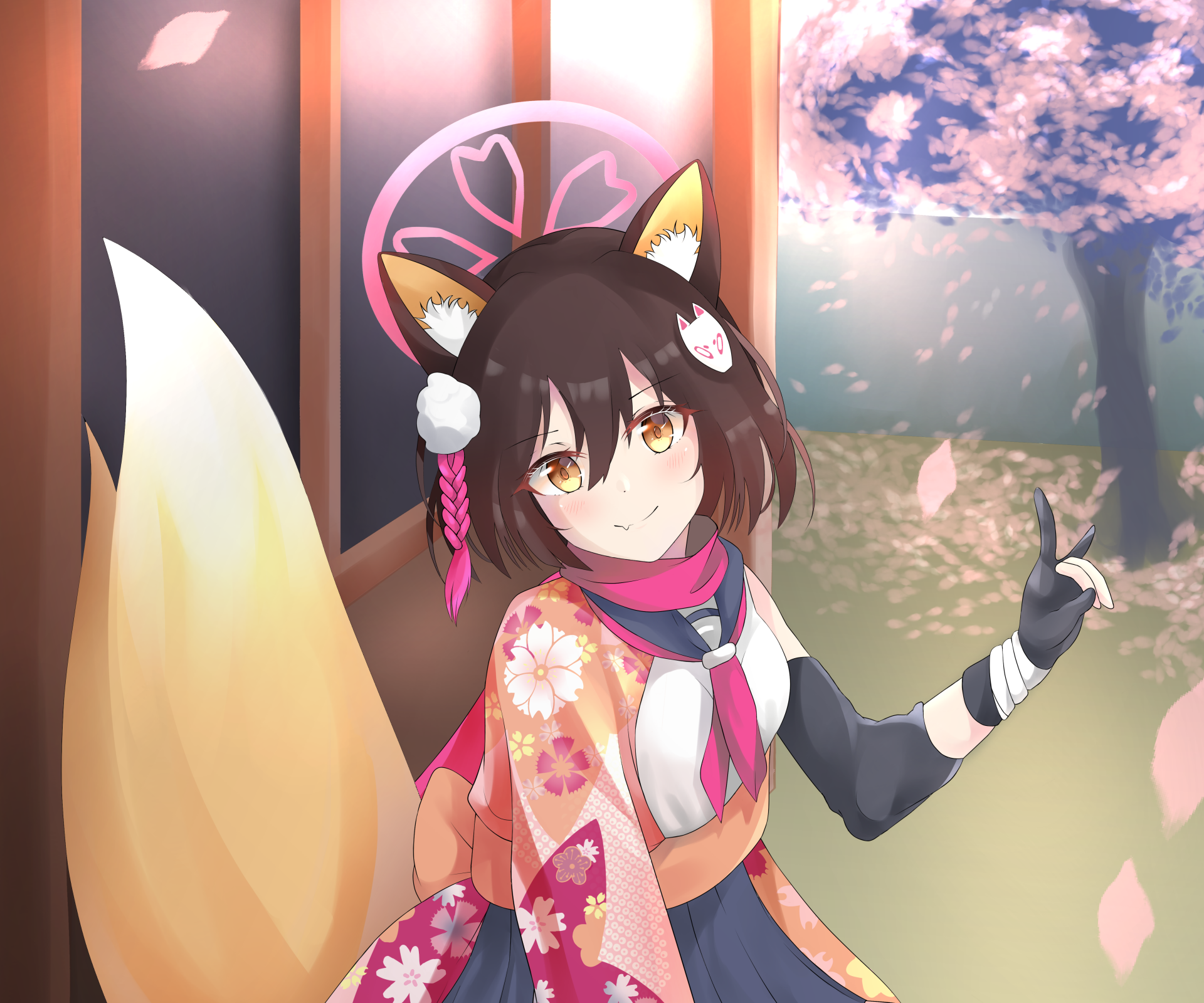 Download Kuda Izuna Video Game Blue Archive 4k Ultra HD Wallpaper