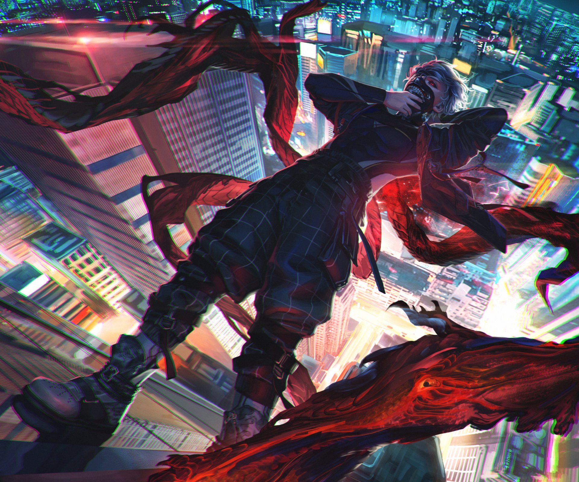 Ken Kaneki HD Wallpaper – Tokyo Ghoul Night Fury Unleashed