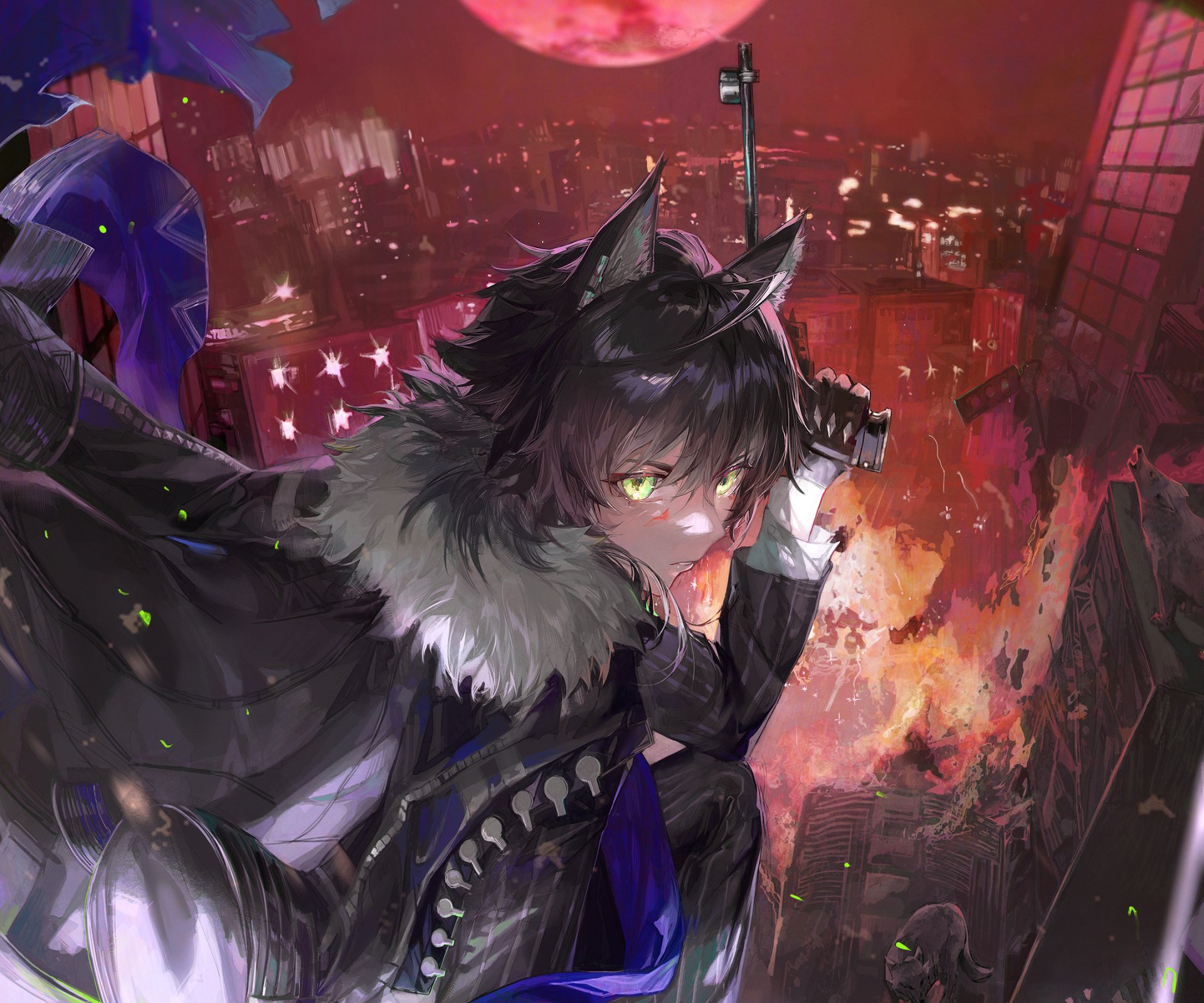 Download Vigil (Arknights) Video Game Arknights HD Wallpaper by ...