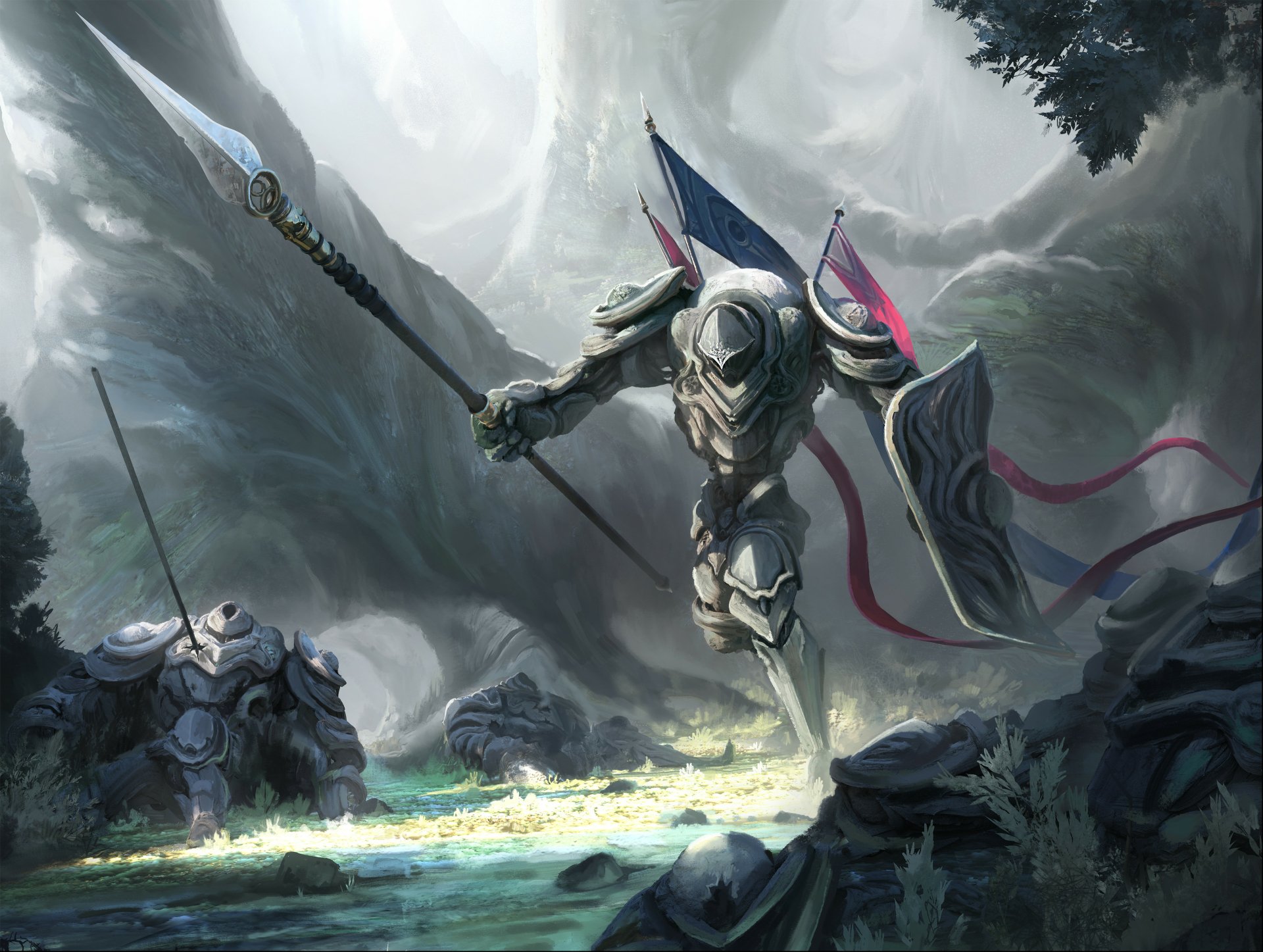 Download Man Made Magic: The Gathering 4k Ultra HD Wallpaper by Leon Tukker