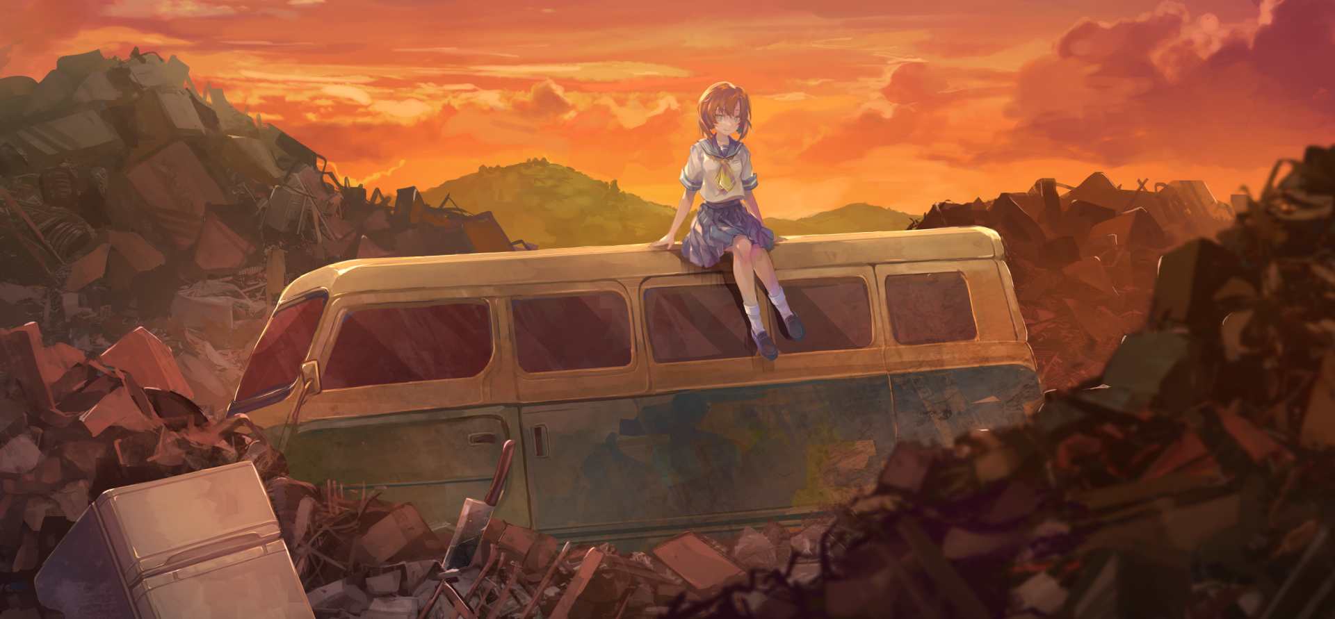 Download Rena Ryūgū Anime Higurashi When They Cry HD Wallpaper by Kyusoukyu