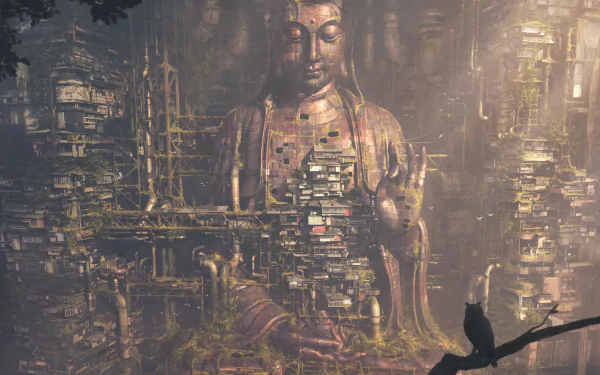 Post Apocalyptic Satellite Sci-Fi HD Wallpaper by Isaac Yeram Kim