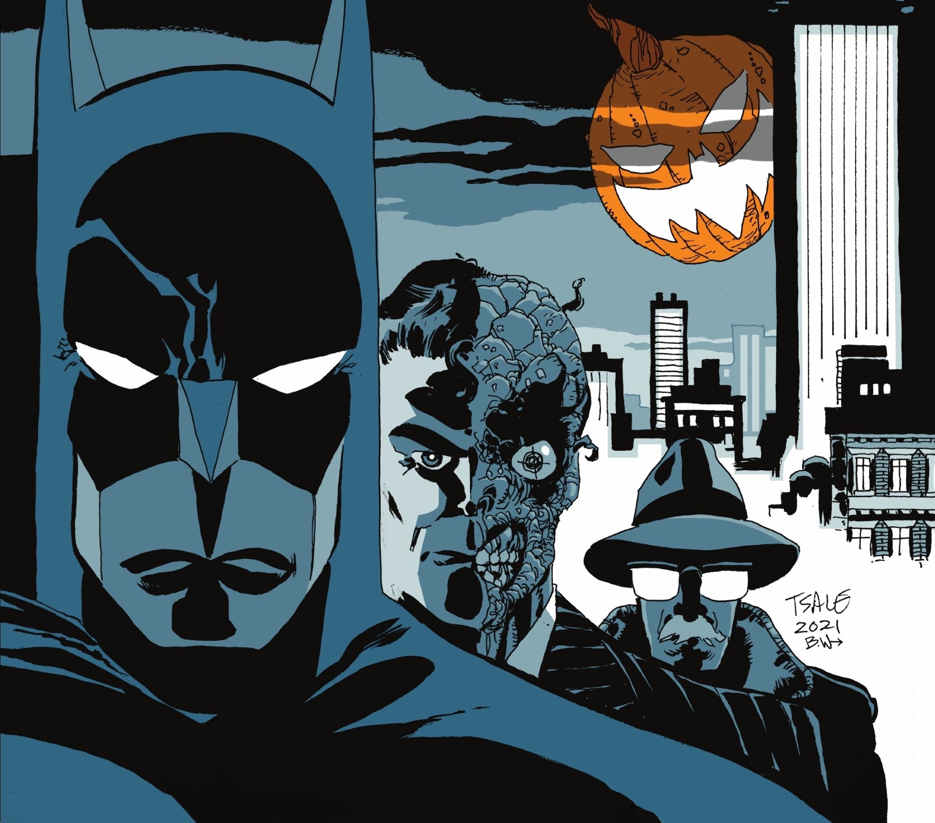 Download Comic Batman: The Long Halloween HD Wallpaper by Tim Sale