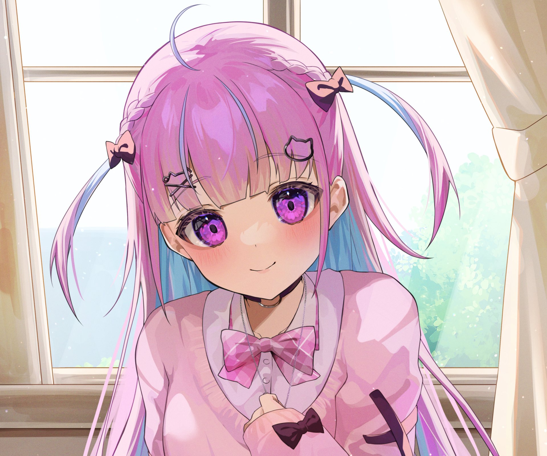 Download Hololive Minato Aqua Anime Virtual Youtuber HD Wallpaper by ...