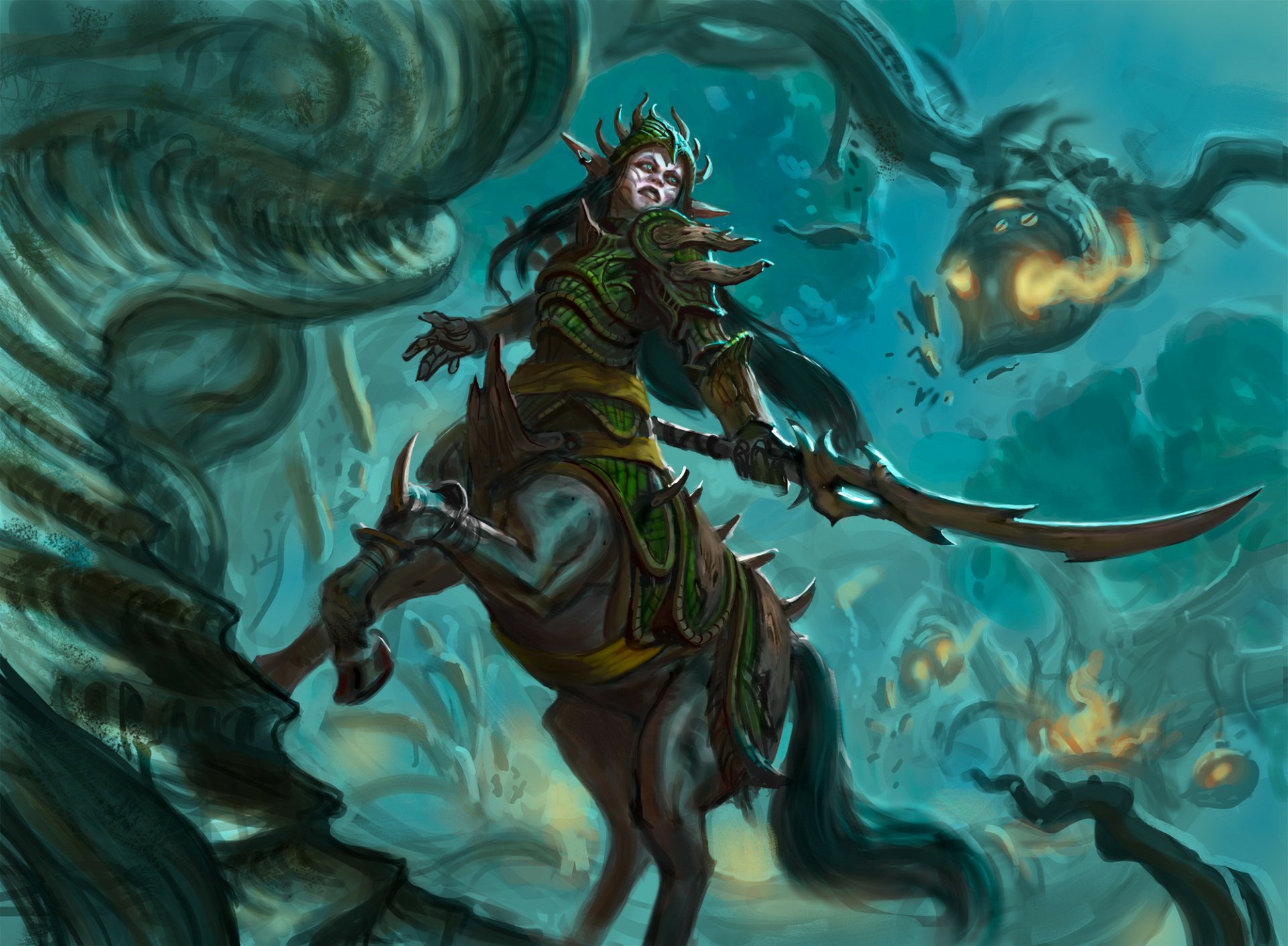 Download Man Made Magic: The Gathering HD Wallpaper by Michele Giorgi