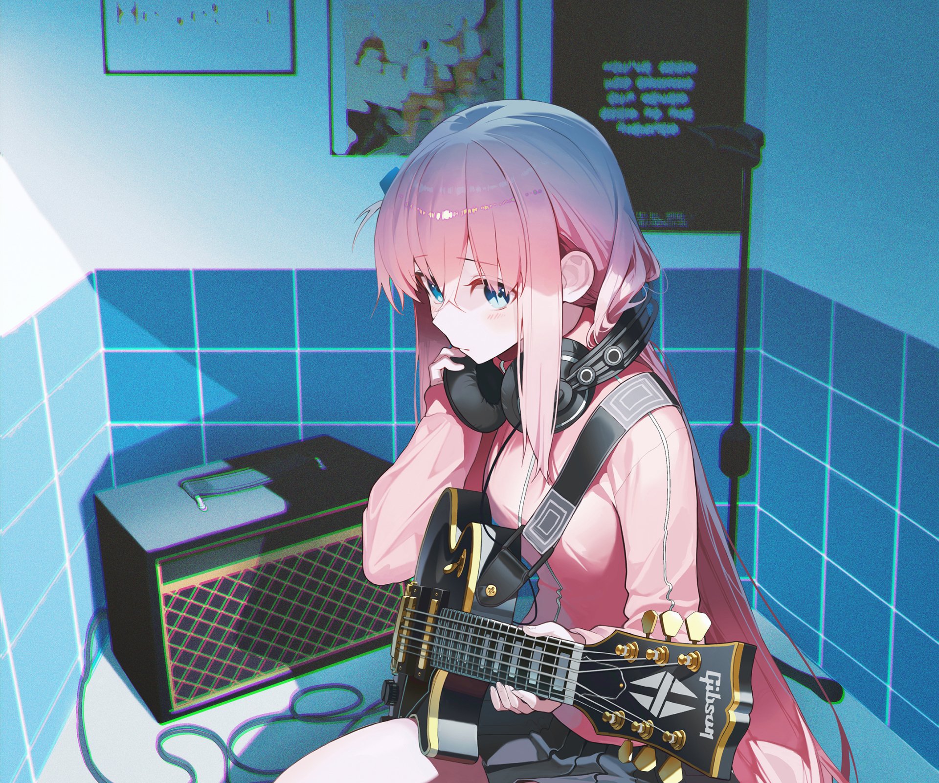 Download Hitori Gotou Anime Bocchi The Rock! HD Wallpaper | 2151x1793 ...