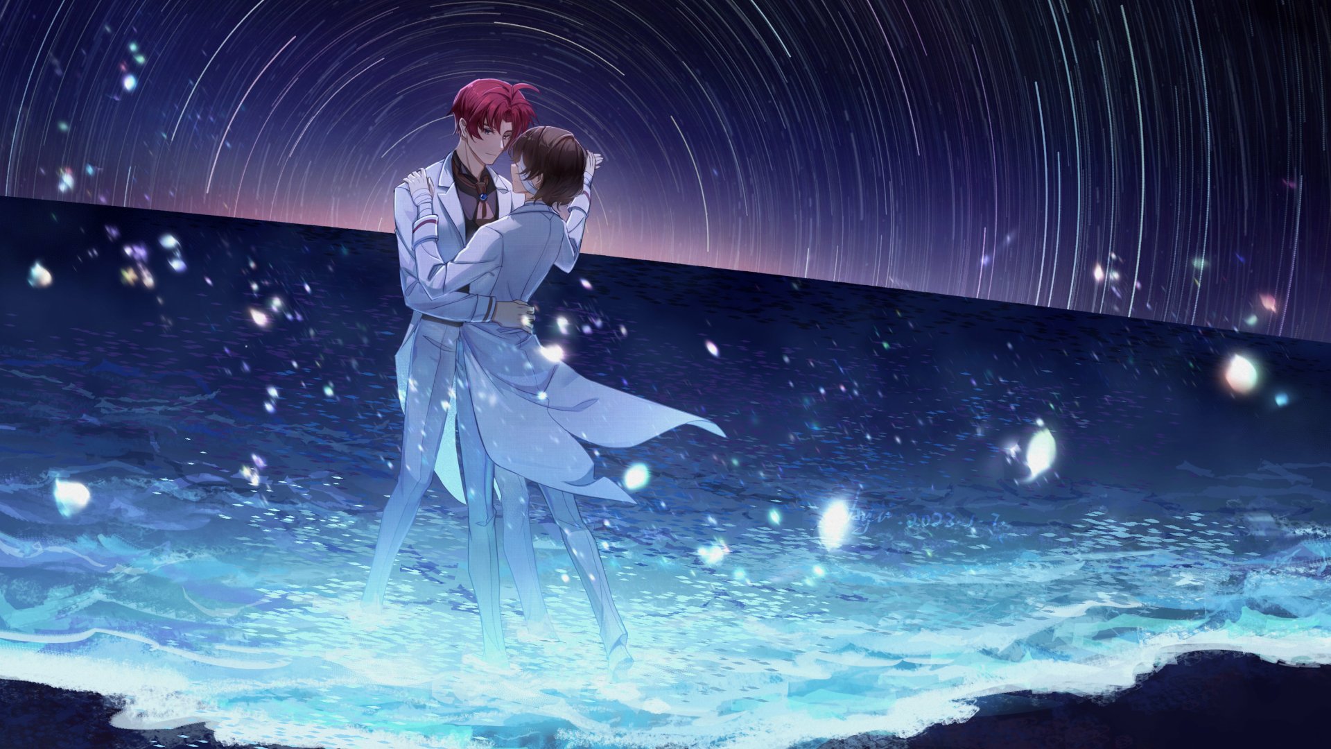 Bungou Stray Dogs HD: Sakunosuke & Osamu’s Starry Night Embrace ...