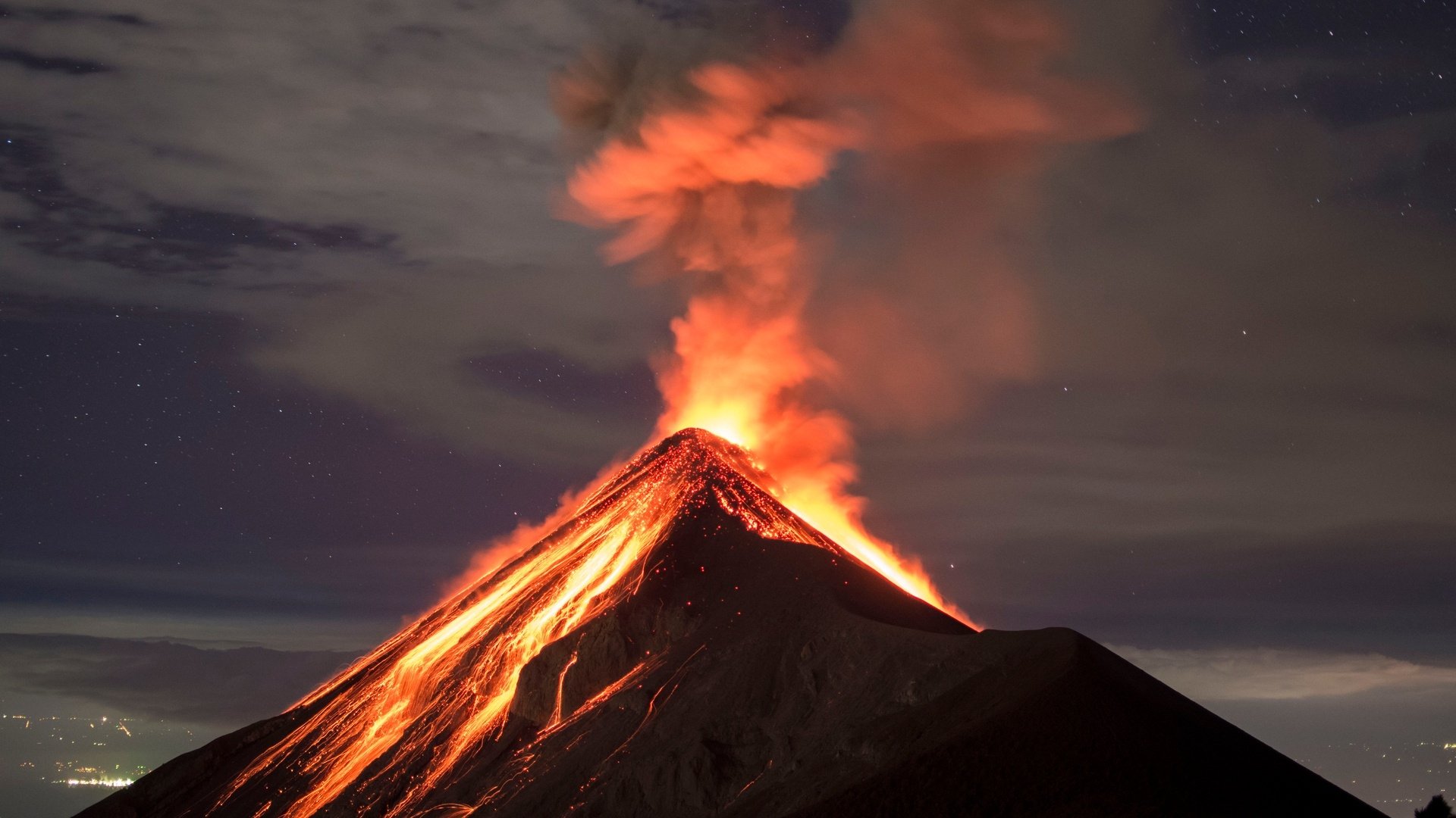 Download Nature Volcano HD Wallpaper