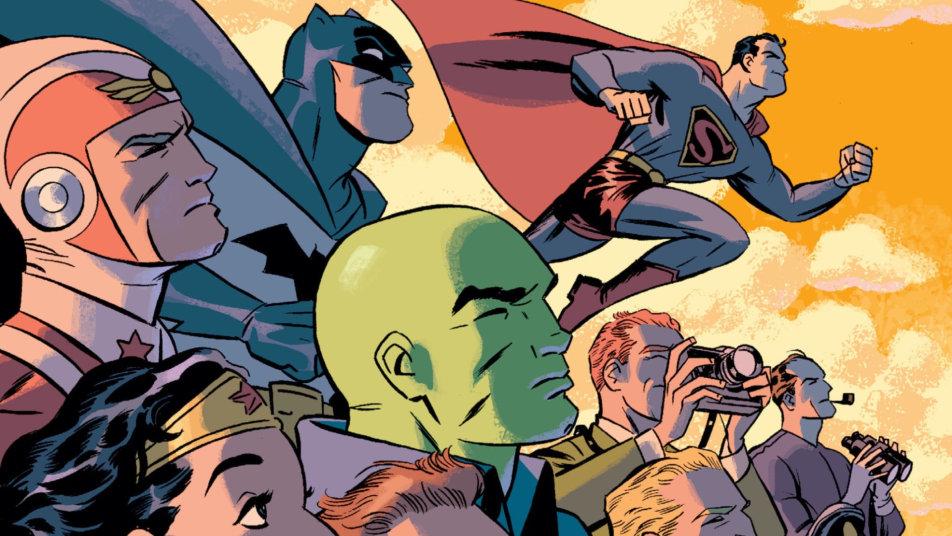 Download Comic DC: The New Frontier HD Wallpaper by Darwyn Cooke