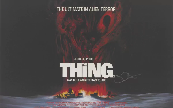 The Thing (1982) 4K Ultra HD Horror Art Wallpaper
