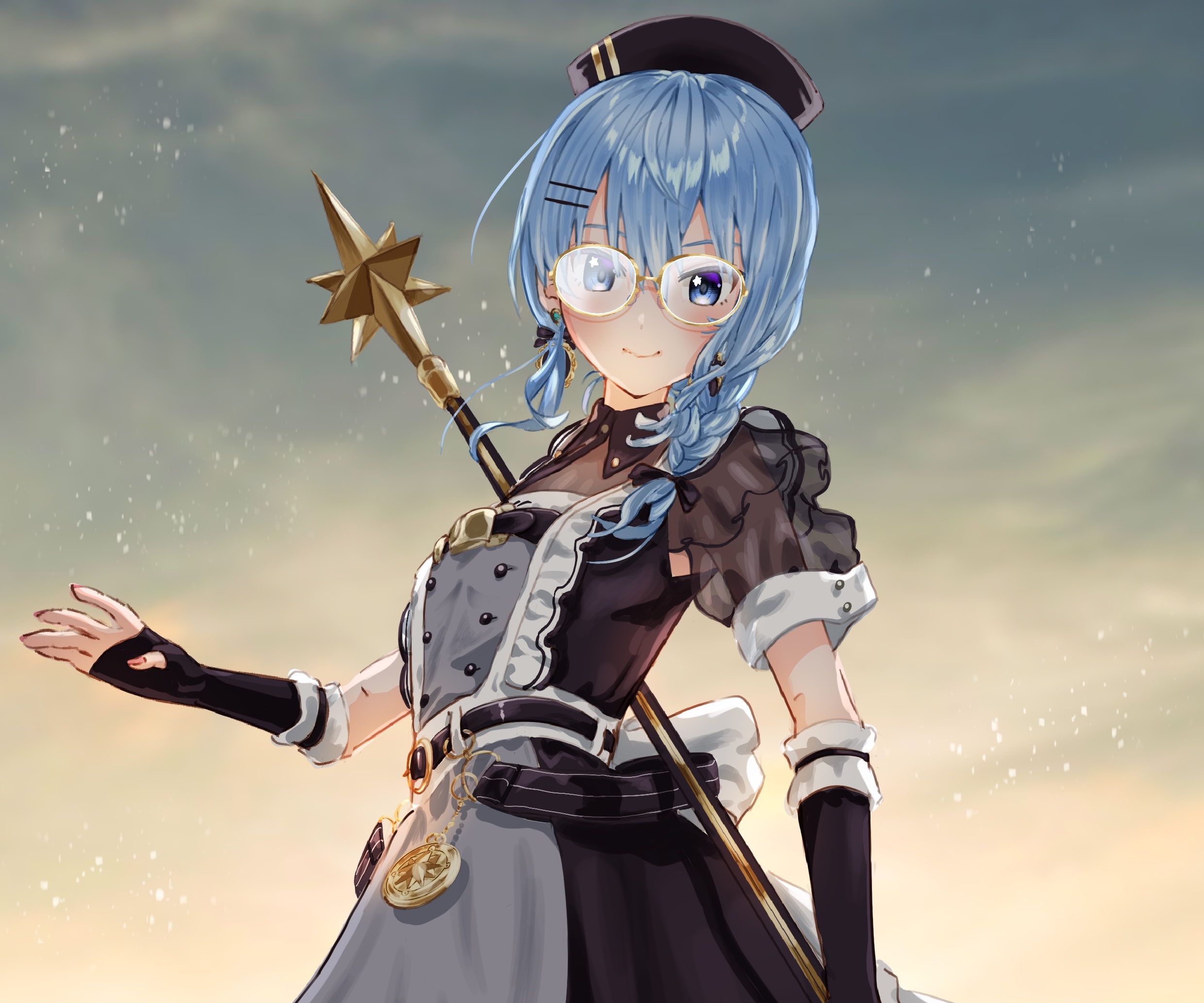 Download Hololive Hoshimachi Suisei Anime Virtual Youtuber HD Wallpaper ...