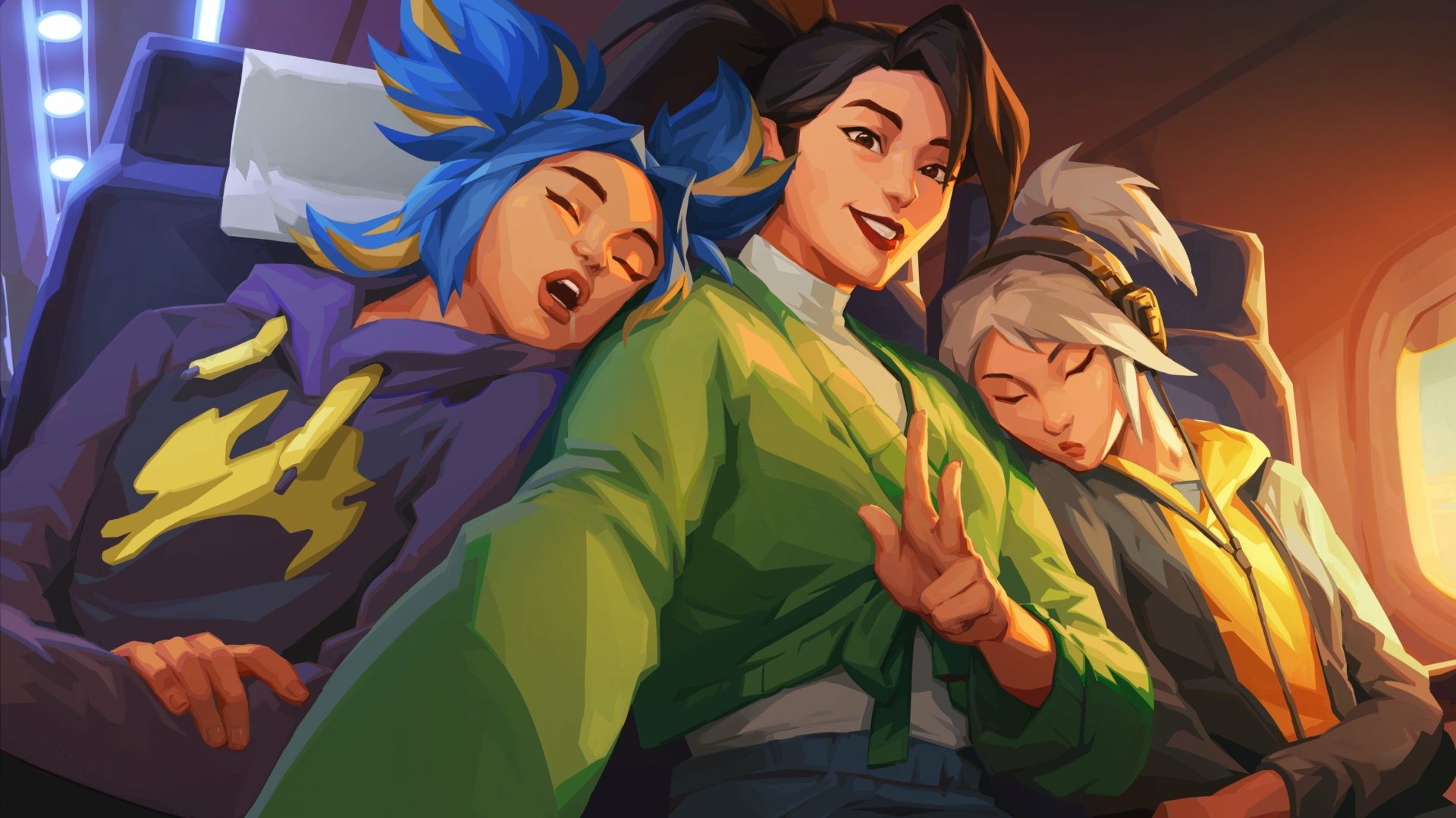 Valorant Trio Heroes HD Wallpaper: Jett, Sage & Neon Unite