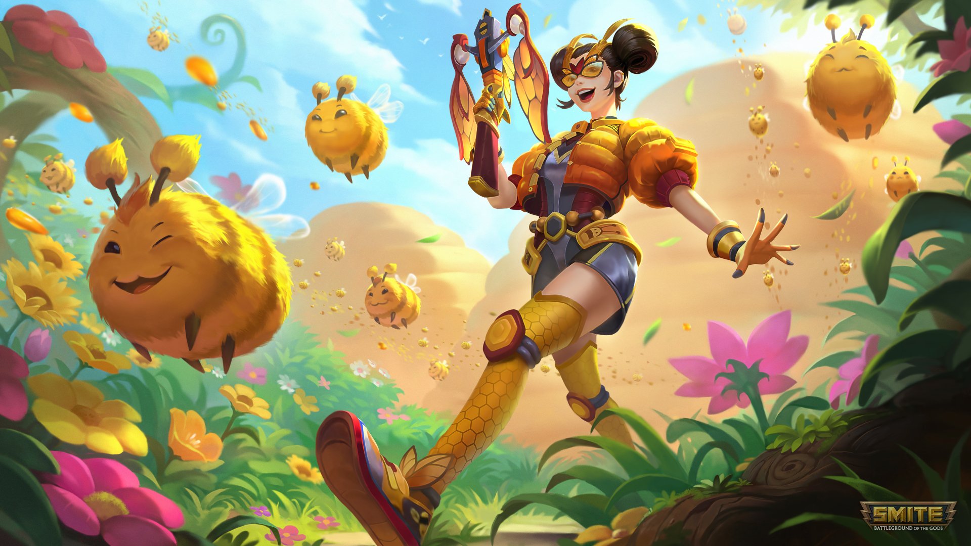 Download Jing Wei (Smite) Video Game Smite 4k Ultra HD Wallpaper
