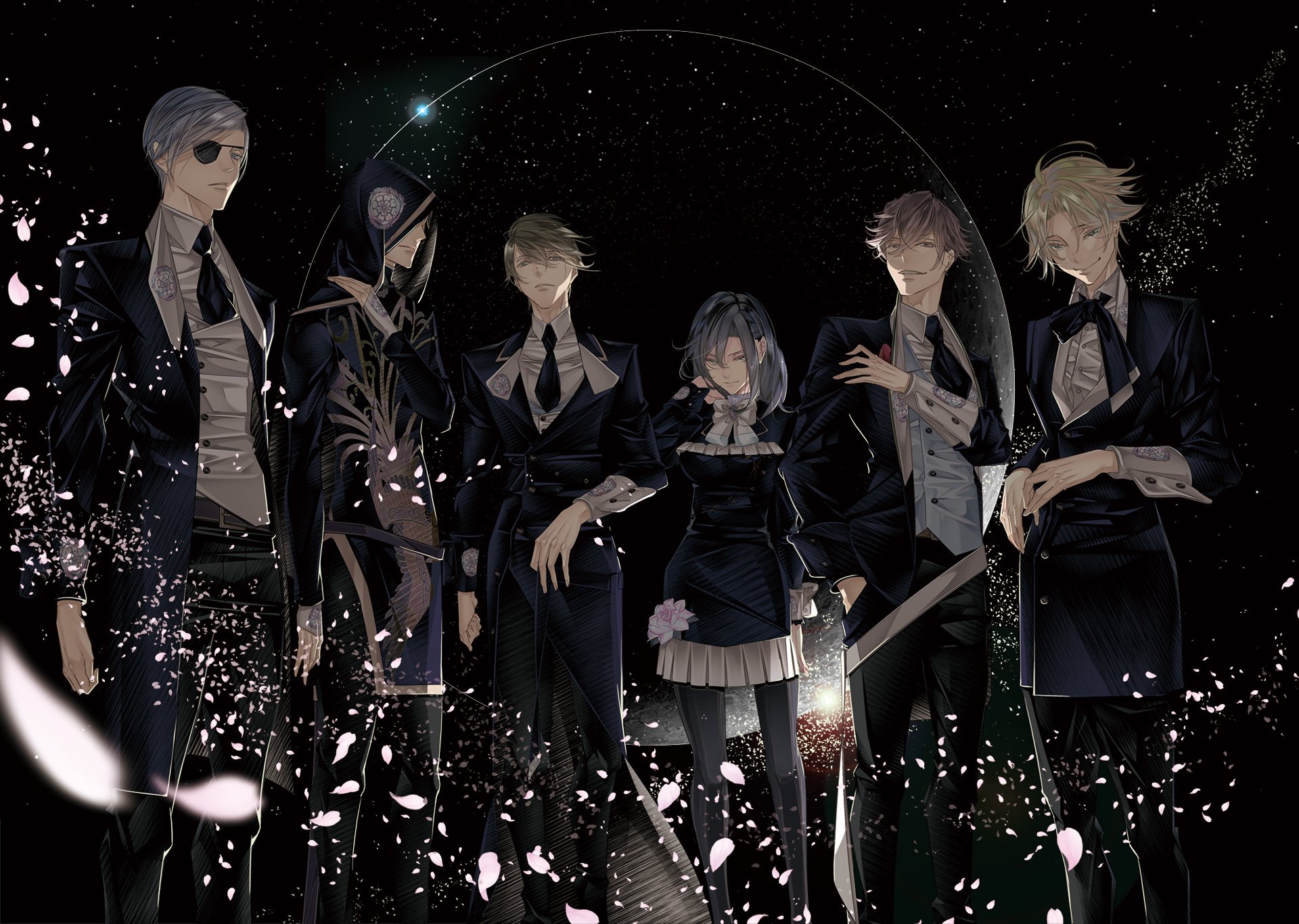 Download Anime Hana Awase HD Wallpaper by Yura