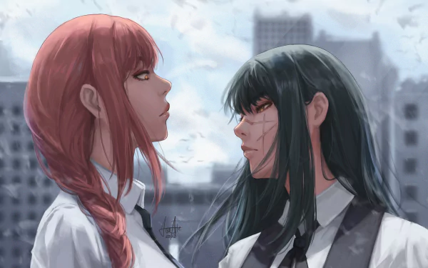 War Devil & Asa Mitaka - Chainsaw Man 4K Ultra HD Wallpaper by Ava