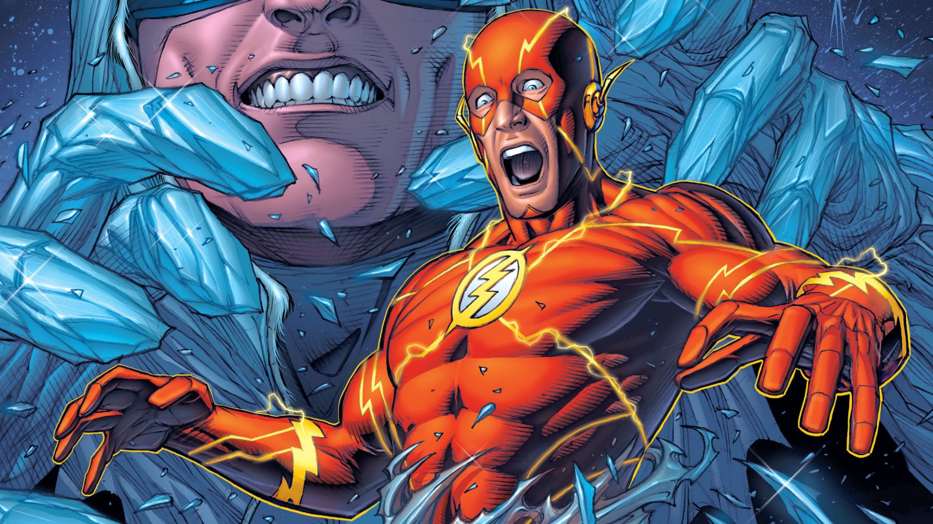 Download Comic Flash HD Wallpaper by Dale Keown