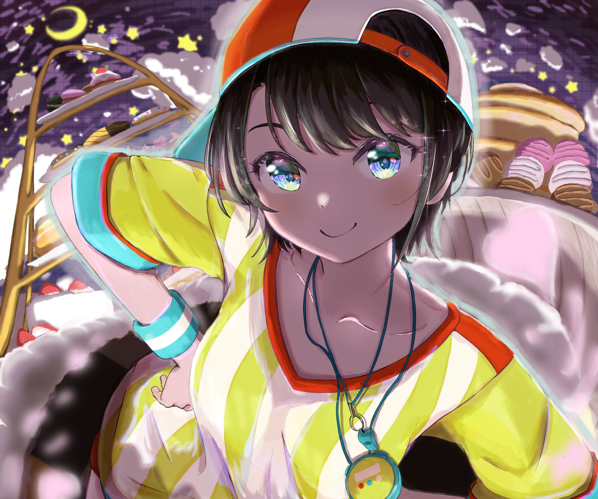 Download Hololive Oozora Subaru Anime Virtual Youtuber HD Wallpaper by ...