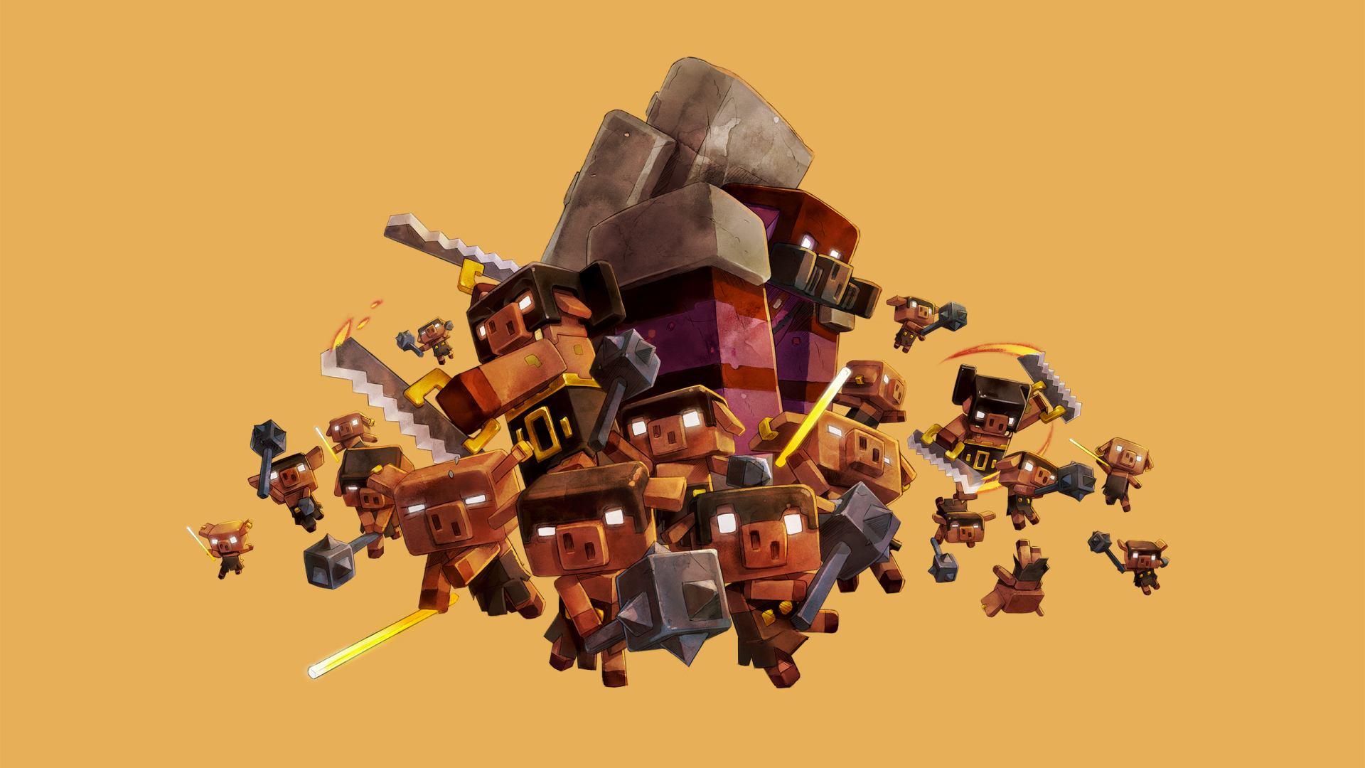 Minecraft Legends HD Adventure Wallpaper