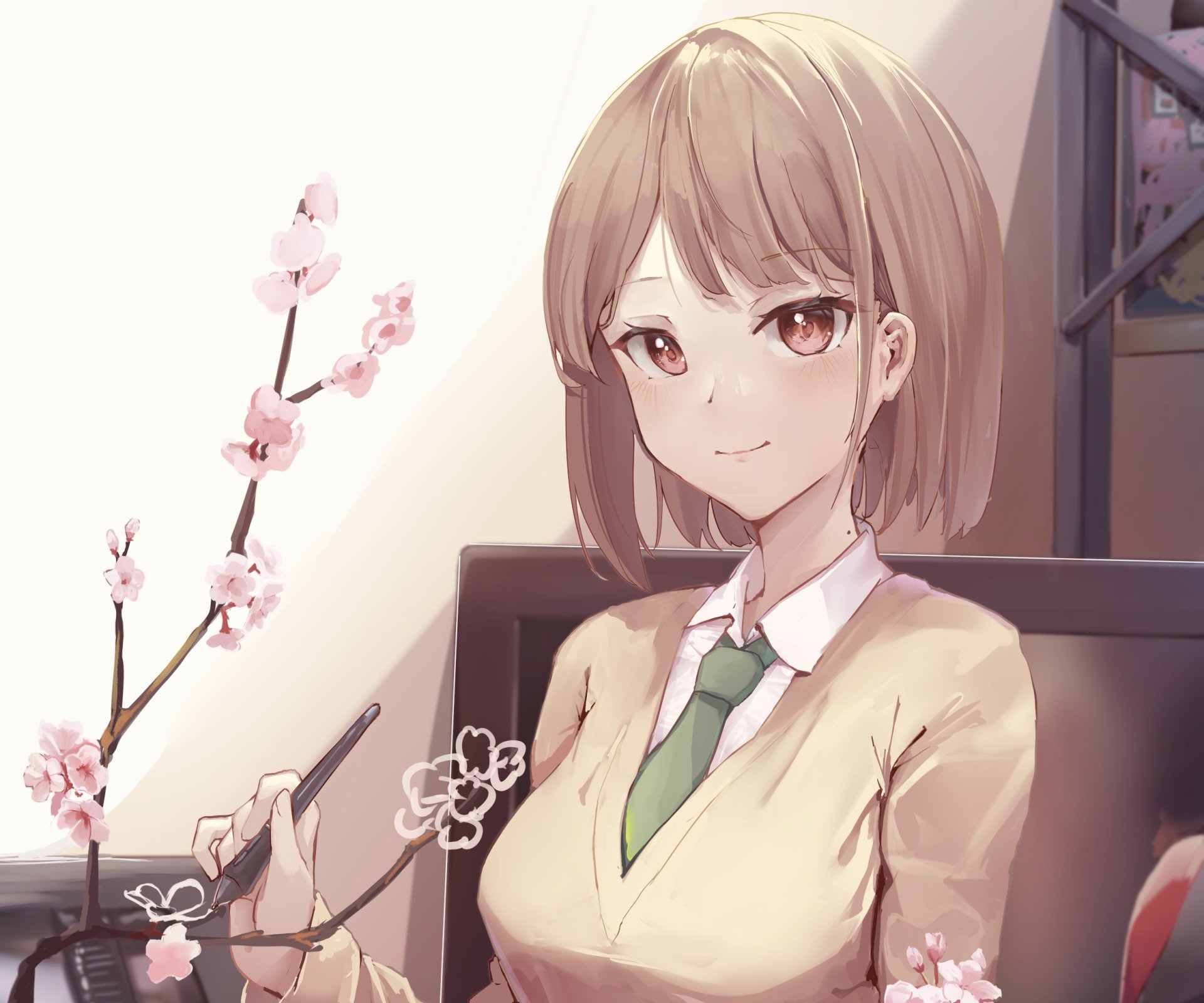 Download Anime Girl Anime Girl HD Wallpaper by sapota clone