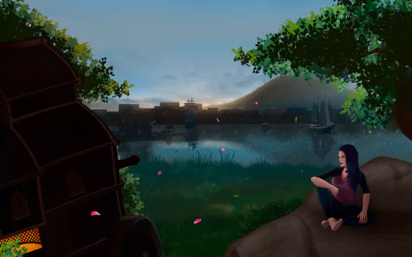 Anime Street Adventure HD Wallpaper by le thanh tung