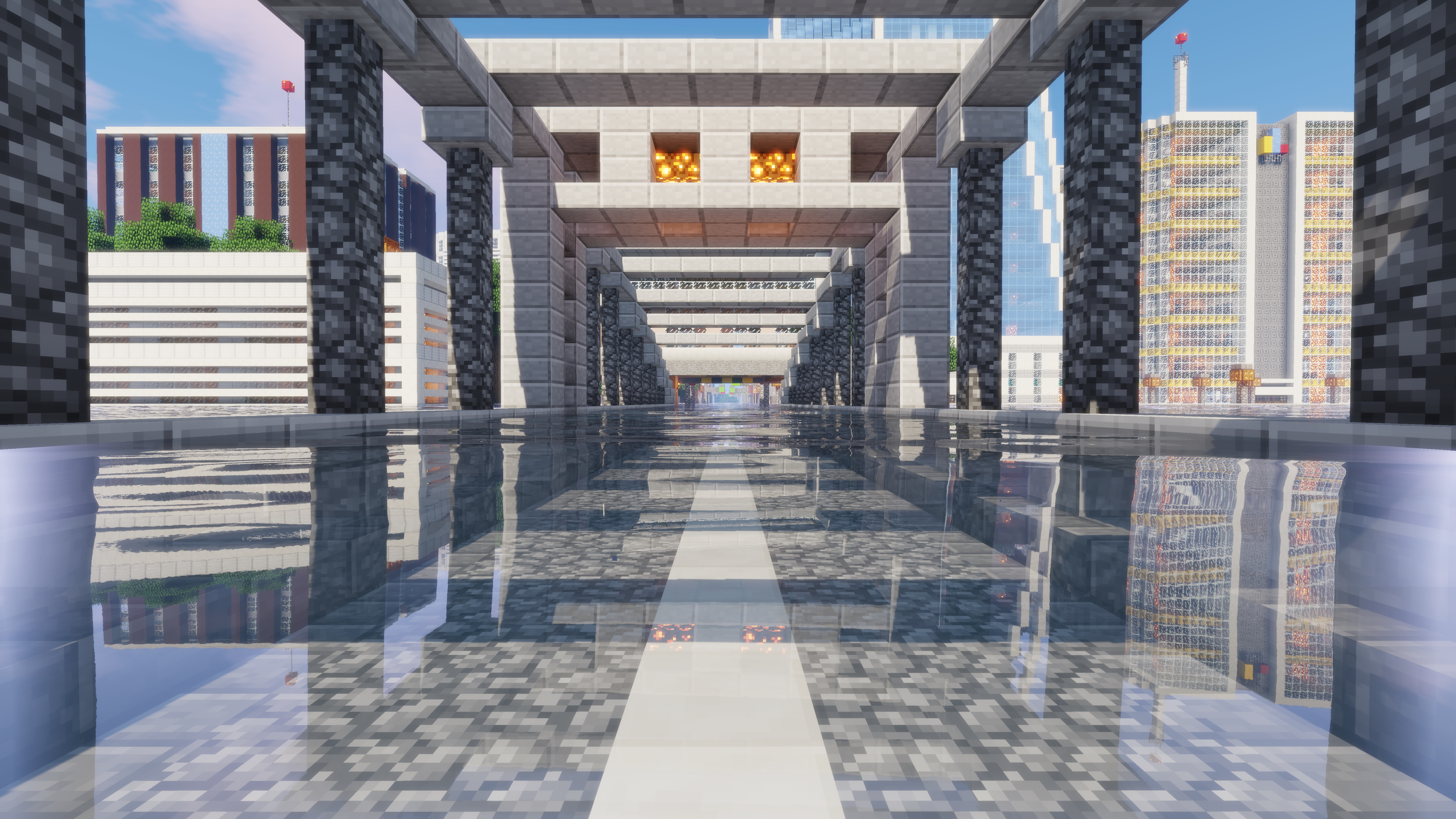 Minecraft Shaders Wallpaper