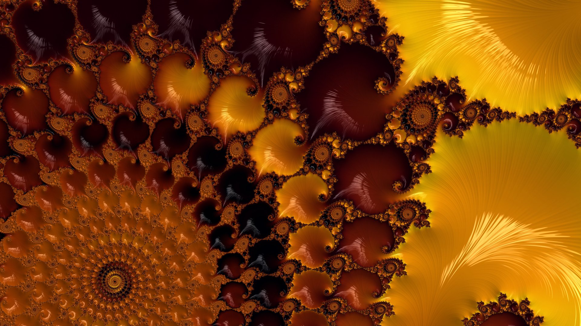 Fractal Art for your Desktop - Autumn Coral Forest by Dr-Pen