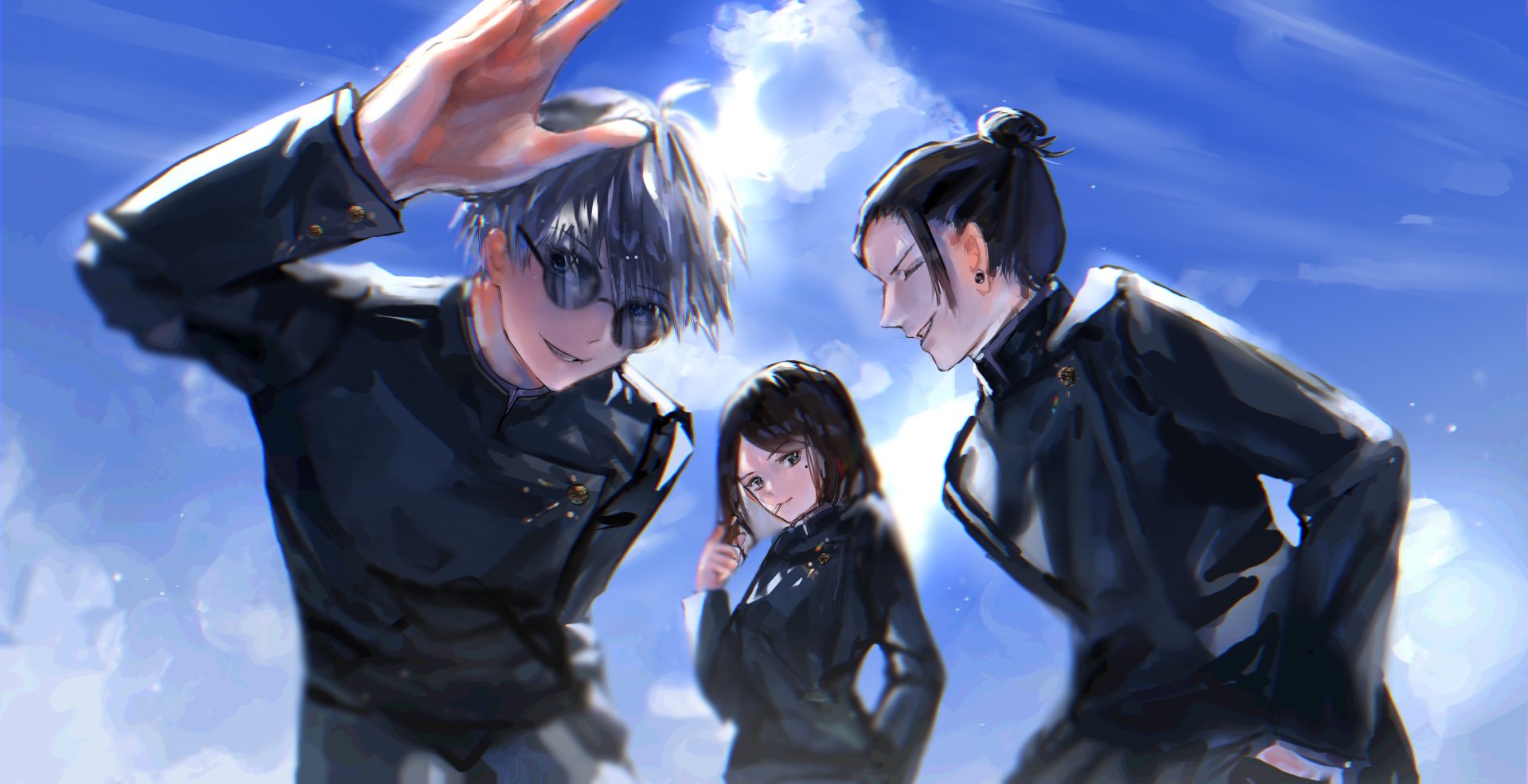 Download Suguru Geto Shoko Ieiri Satoru Gojo Anime Jujutsu Kaisen Gojo ...